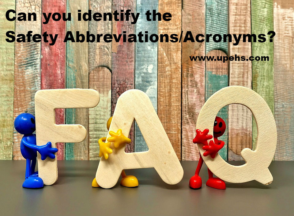 Safety abbreviations