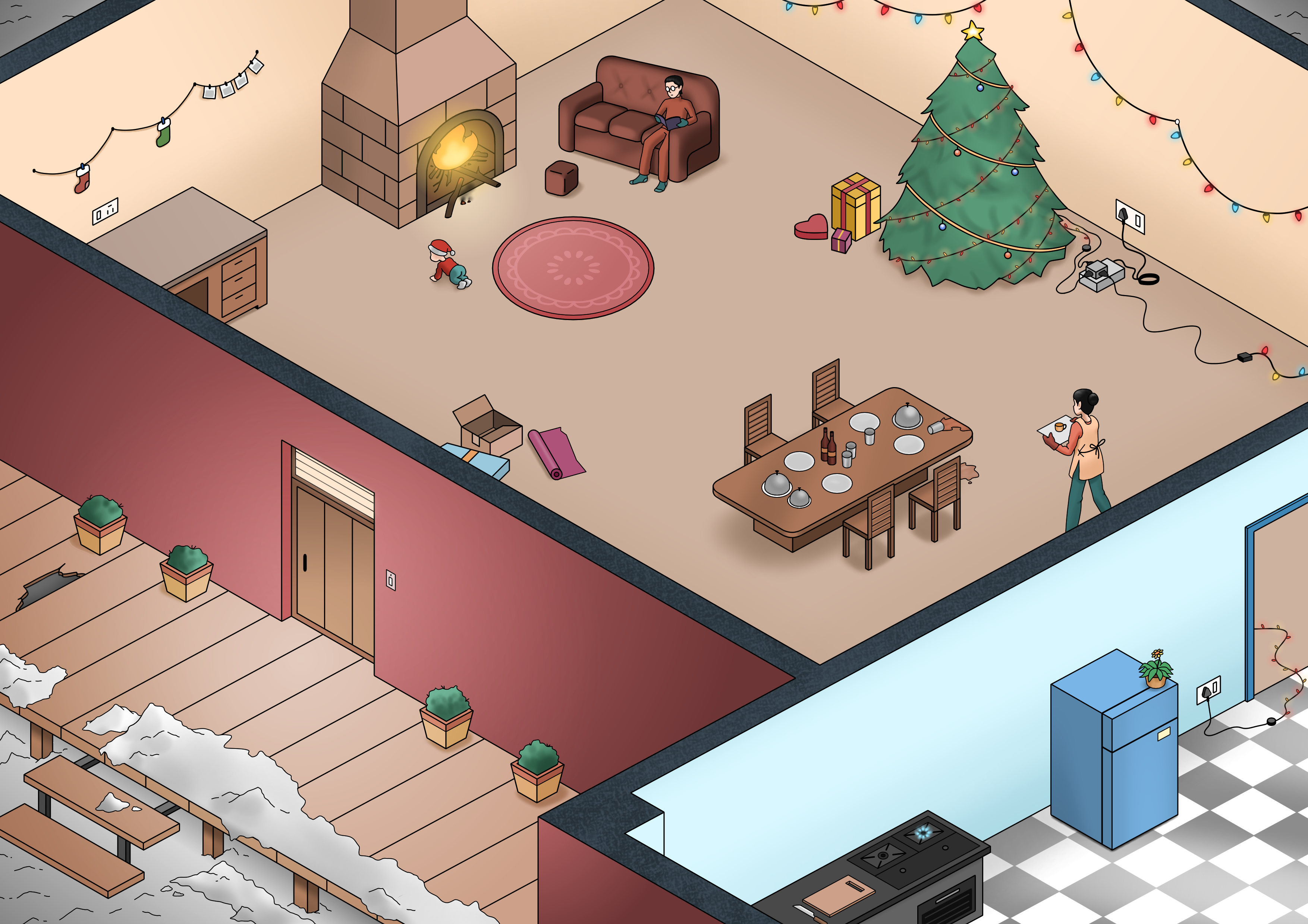 Christmas Safety: Spot the Hazards in Your Festive Setup - UPEHS.COM